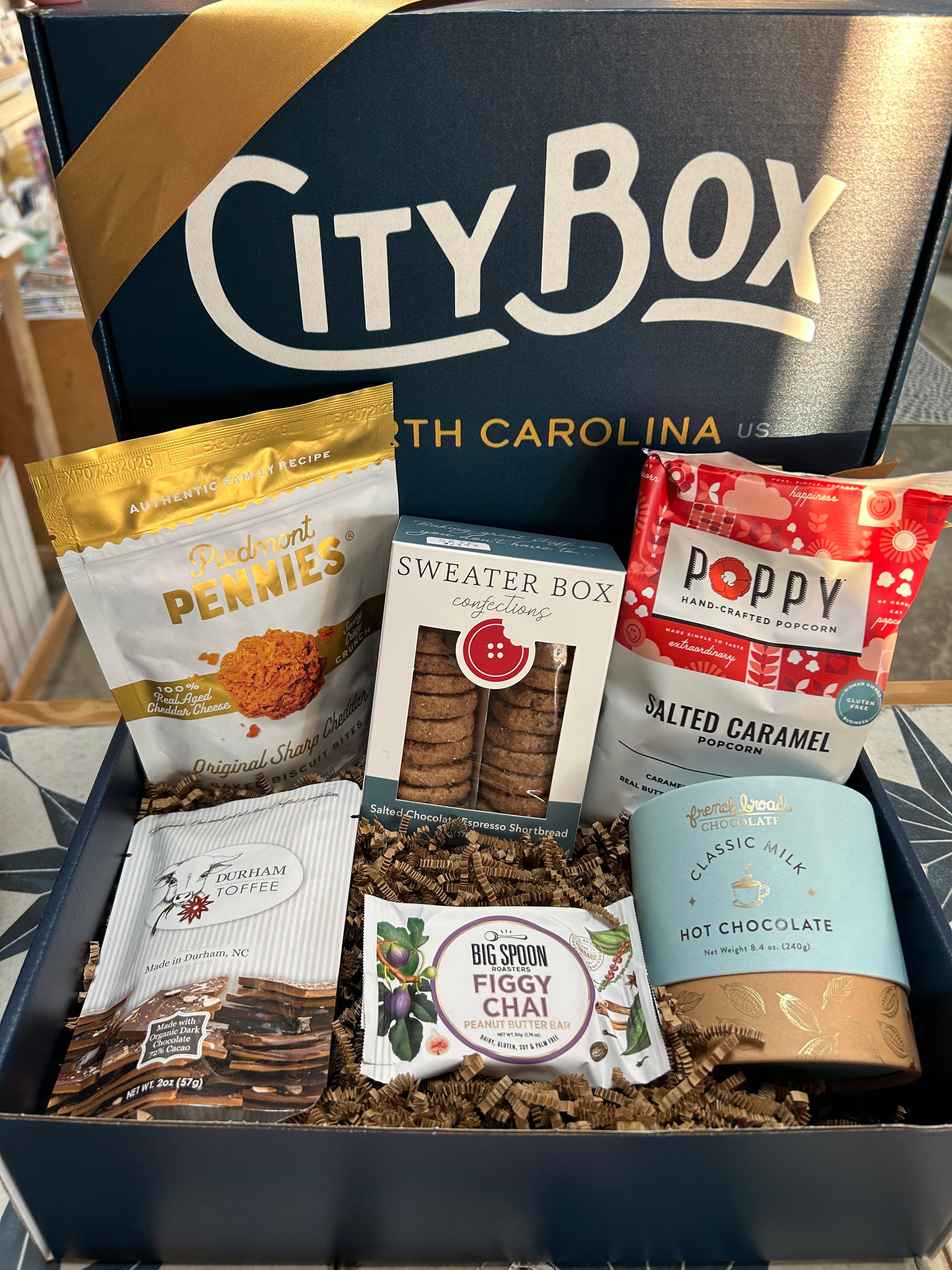 North Carolina Snack Box – City Box Durham