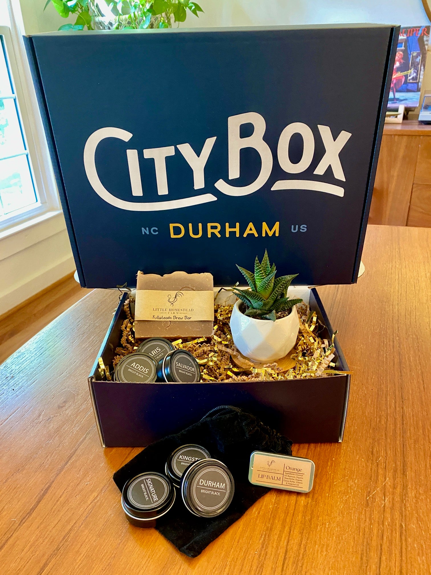 City Box Durham curated local product gift boxes